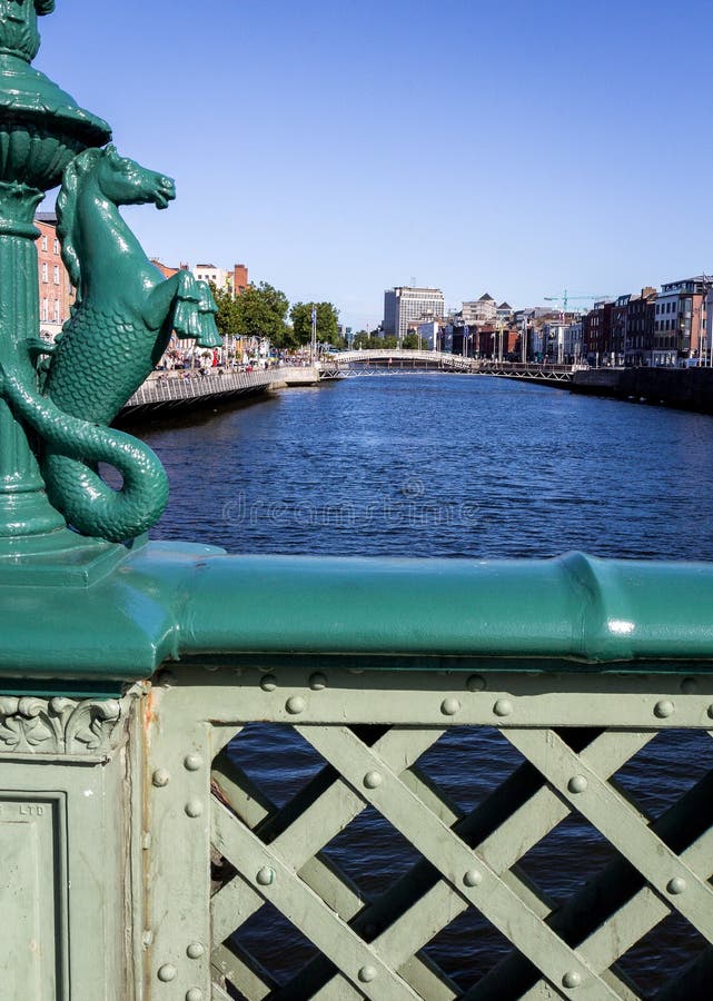 Dublin City and Liffey River, Dublin, Ireland Editorial Stock Photo ...