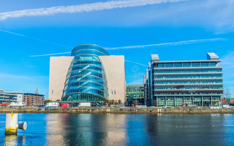 Dublin-the Convention Centre-2 Editorial Image - Image of tall, street ...
