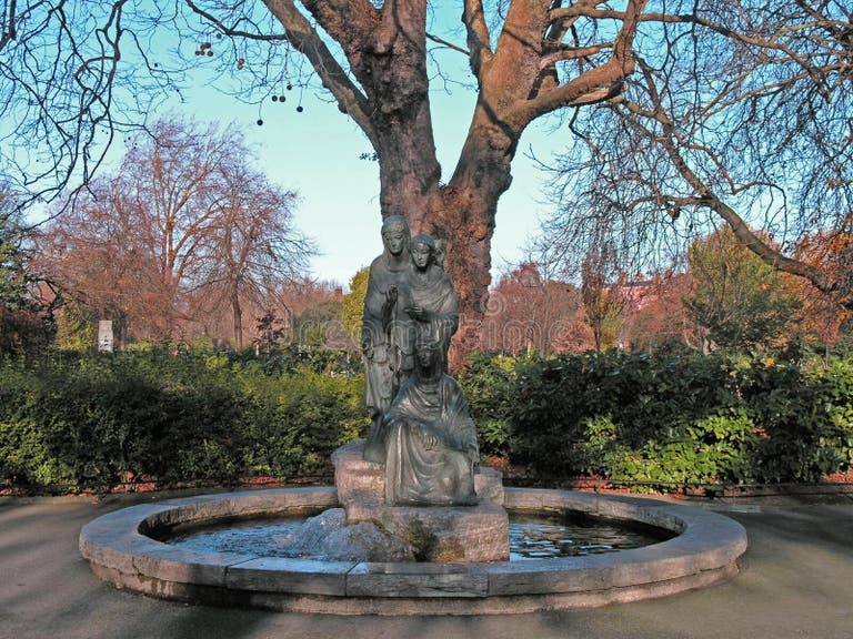 Dublin Fates Statue stock photo. Image of germany, mythology - 19132926