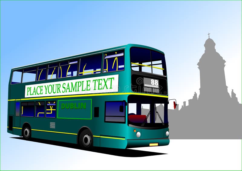 Dublin Bus Stock Illustrations – 17 Dublin Bus Stock Illustrations ...