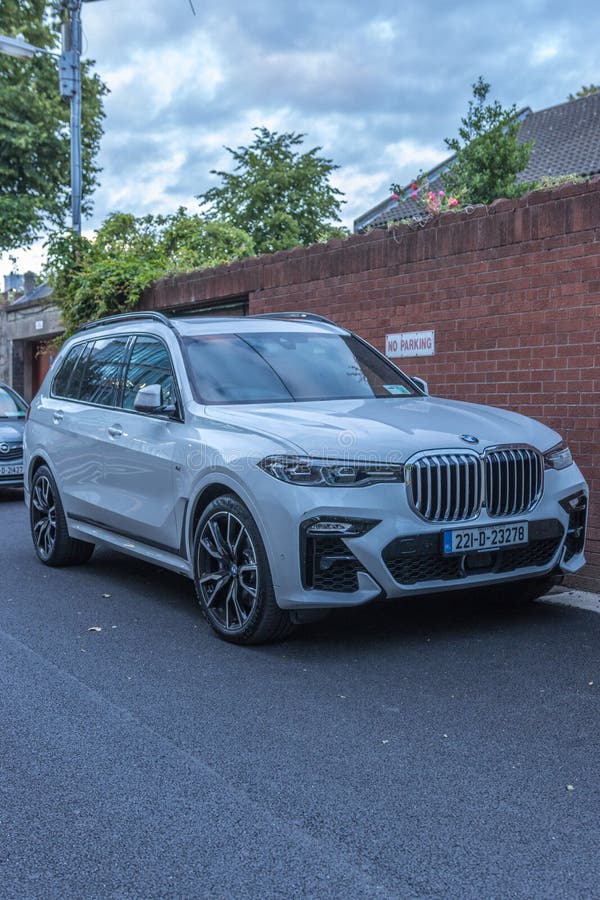 Dublin, Ireland - July 7 2022 "Dublin Streets during the Sunset, BMW X7 ...
