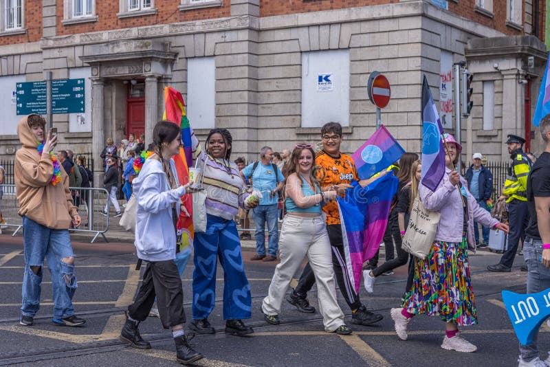 Dublin, Ireland - June 25 2022 "Pride Festival in Dublin" Editorial ...
