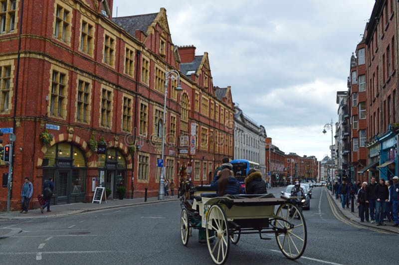 Dublin in Ireland editorial photo. Image of transport - 95327211