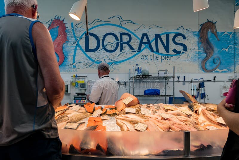Interior View of the Howth Fish Market Editorial Image - Image of ...