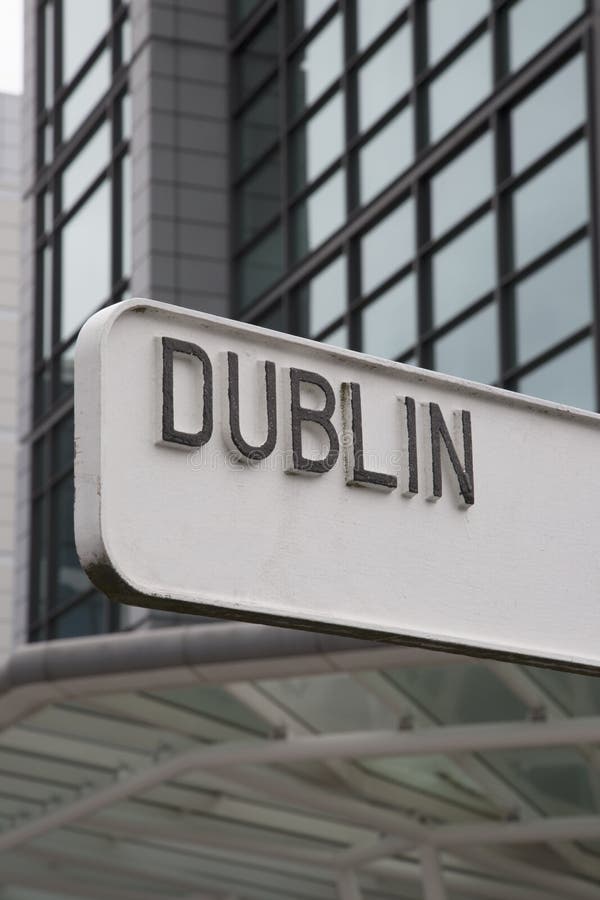 Dublin Signpost, Ireland stock photo. Image of irish - 118568250
