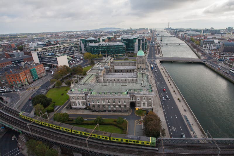 Dublin Skyline editorial photo. Image of offices, skyline - 39142016