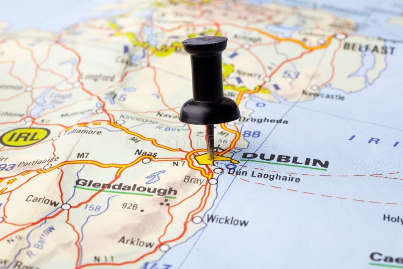 Dublin stock photo. Image of city, cartography, accuracy - 39558284