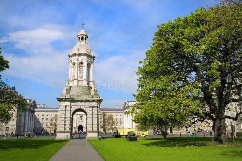 Dublin University stock image. Image of perspective, center - 5054183