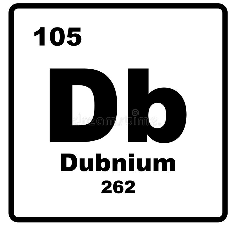 Dubnium Element Stock Illustrations – 162 Dubnium Element Stock ...