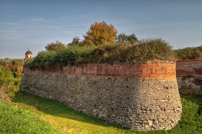 Dubno Castle stock image. Image of bridge, dubno, scenic - 34847577