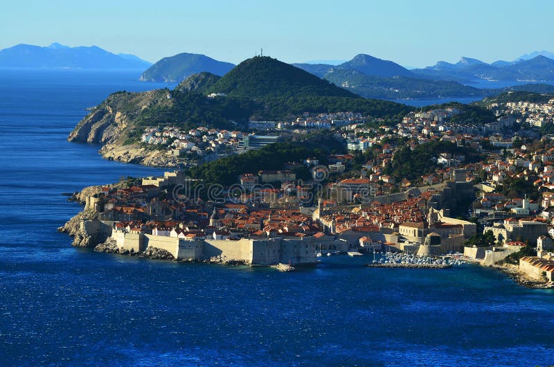 Dubrovnik panoramic view stock photo. Image of view, panoramic - 51975644