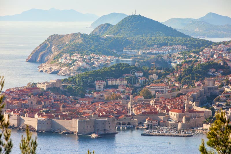 Dubrovnik view stock photo. Image of landscape, building - 52474342