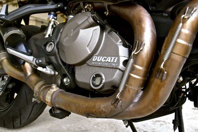 Close Up of a Ducati Motorcycle Editorial Stock Image - Image of close ...
