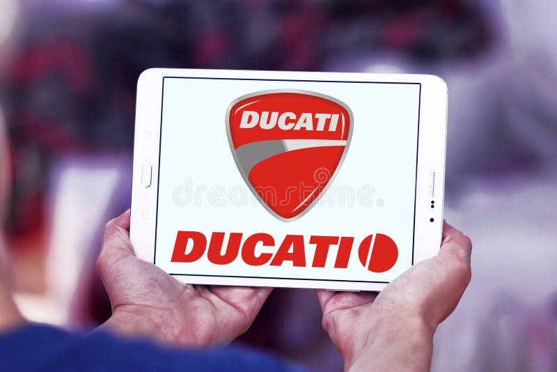 Ducati motorcycle logo editorial image. Image of bikes - 94916590