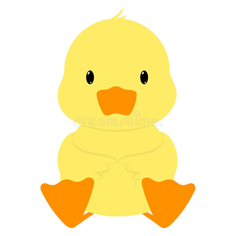 Little Duck stock vector. Illustration of drawing, baby - 35171782