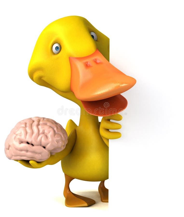 Duck stock illustration. Illustration of animal, psychology - 70777310