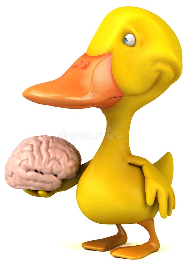 Duck stock illustration. Illustration of psychology, waterfowl - 71892080