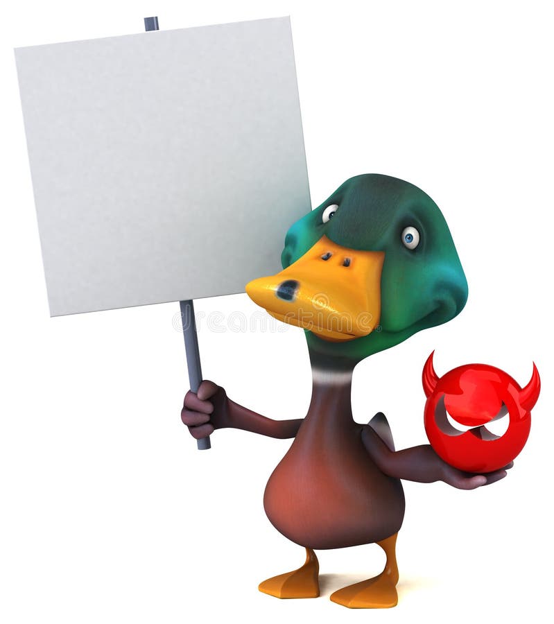 Duck stock illustration. Illustration of duck, computer - 72866396