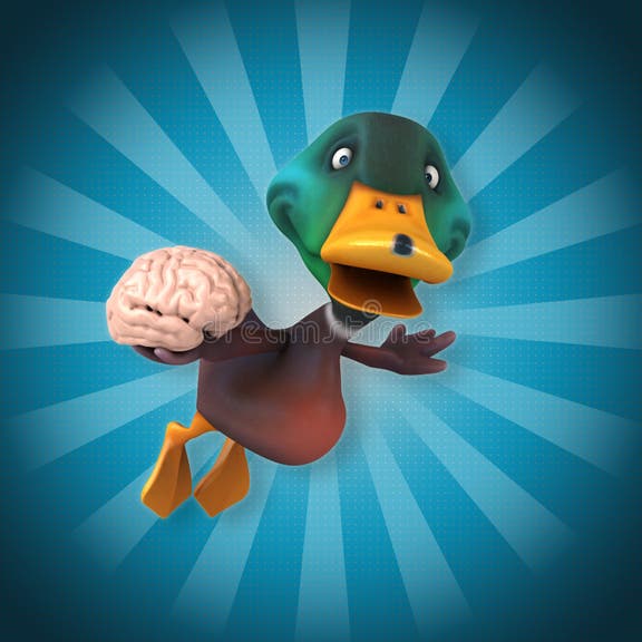 Duck stock illustration. Illustration of waterfowl, psychology - 74273859