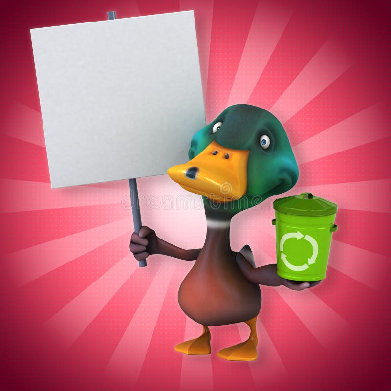 Duck stock illustration. Illustration of drake, recycle - 76173543