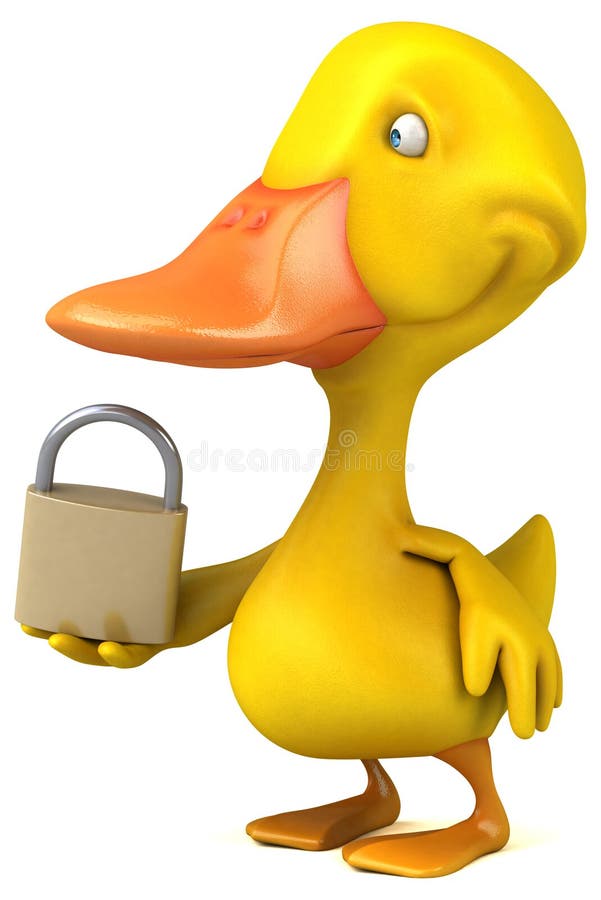 Duck stock illustration. Illustration of security, virus - 76174206