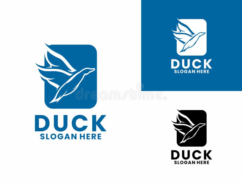 Duck Apps Logo Design Vector. Square Logo Design Vector Template Icon ...