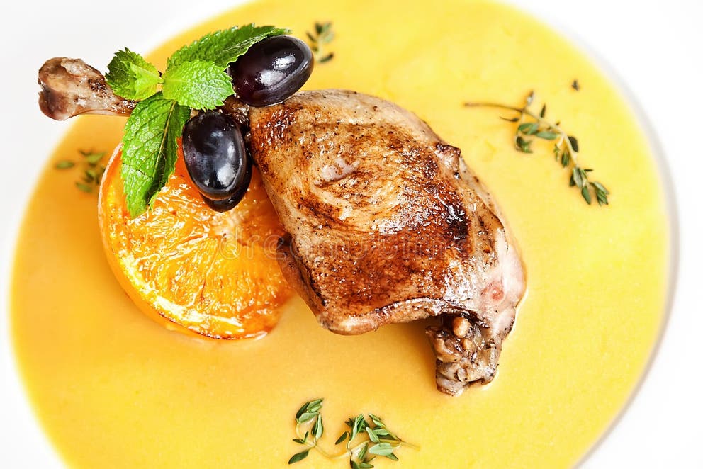 Duck ballotine stock photo. Image of nutrition, main - 41024658