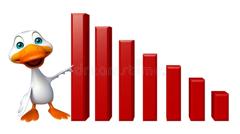 Duck Cartoon Character Graph Stock Illustrations – 10 Duck Cartoon ...