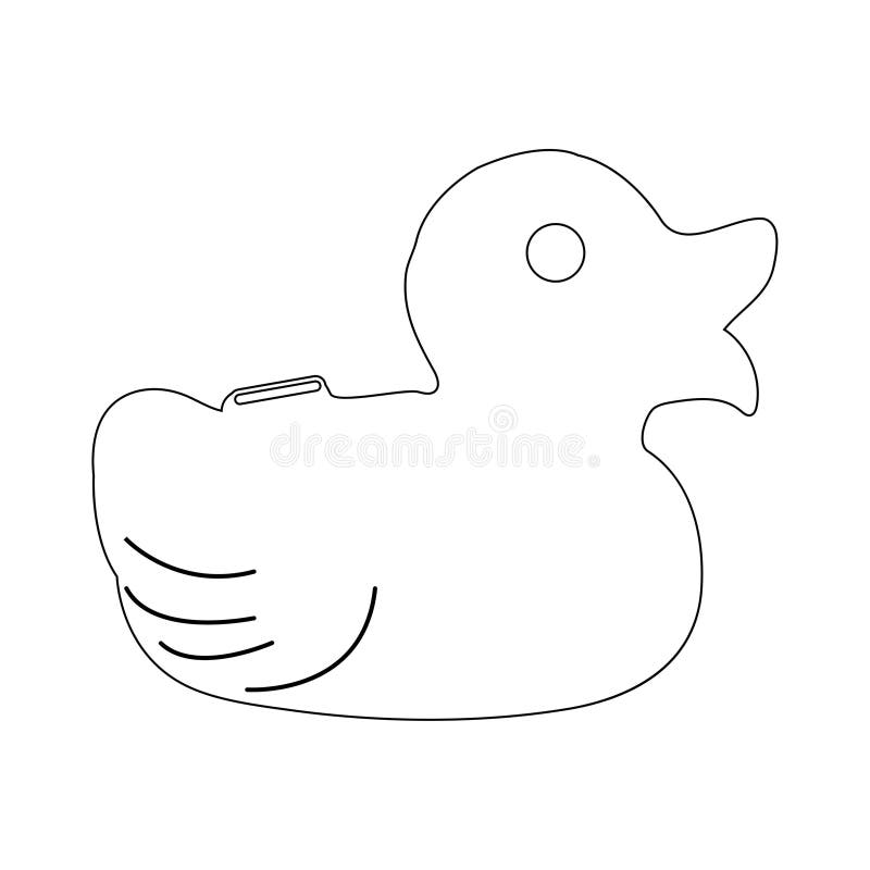 Duck coin savings stock illustration. Illustration of cartoon - 281724223
