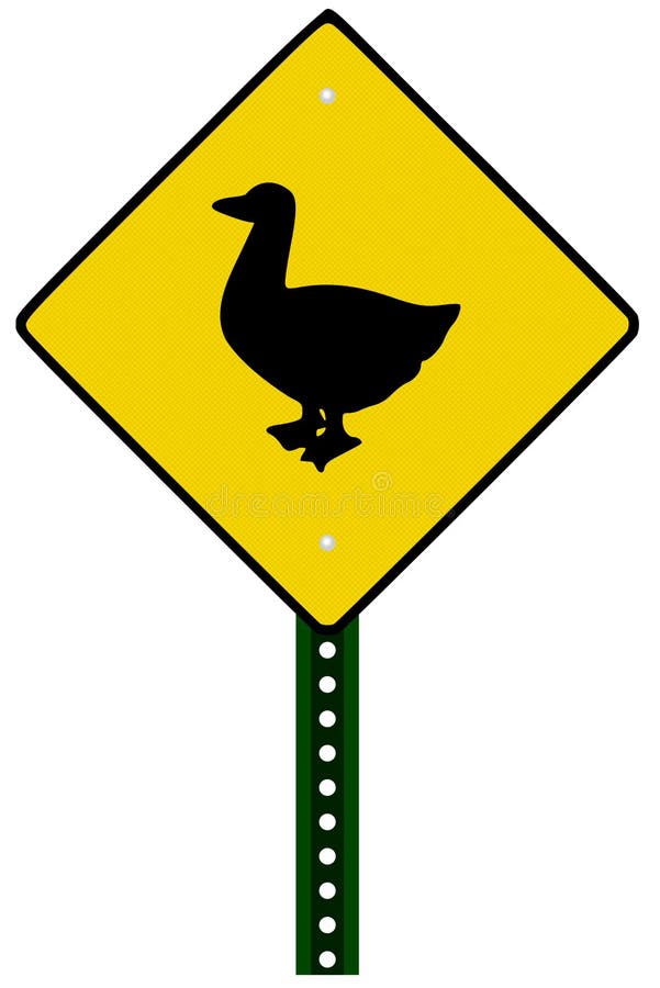 Duck Crossing Sign Clip Art 20+ Ducks Crossing Road Stock