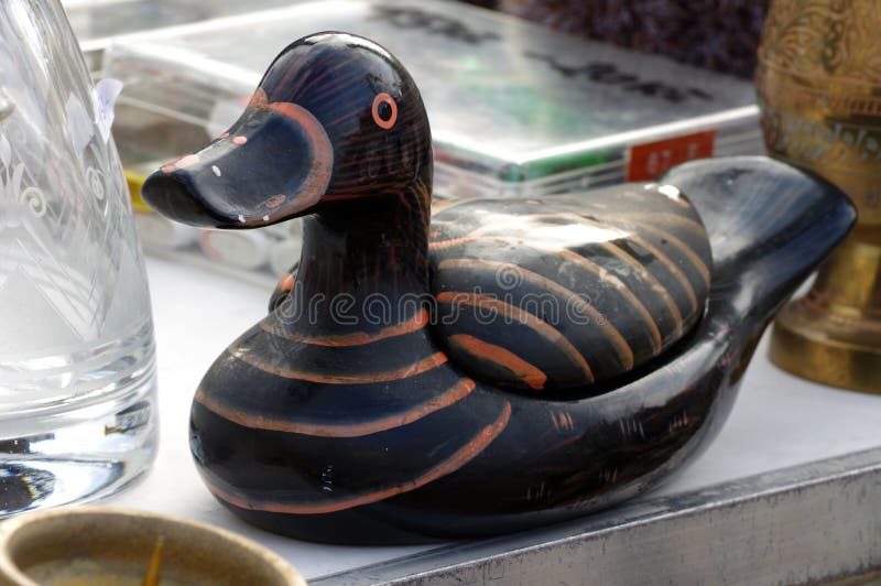 Duck decoration objects stock photo. Image of pattern - 71197572