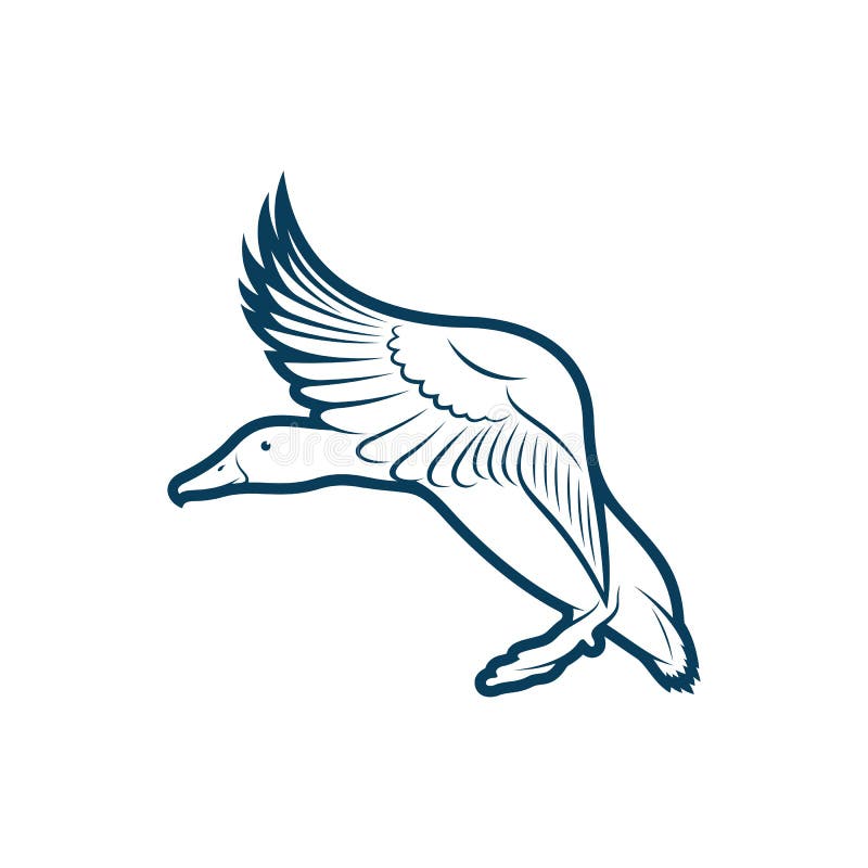 Duck Design Vector Illustration, Creative Duck Logo Design Concept ...