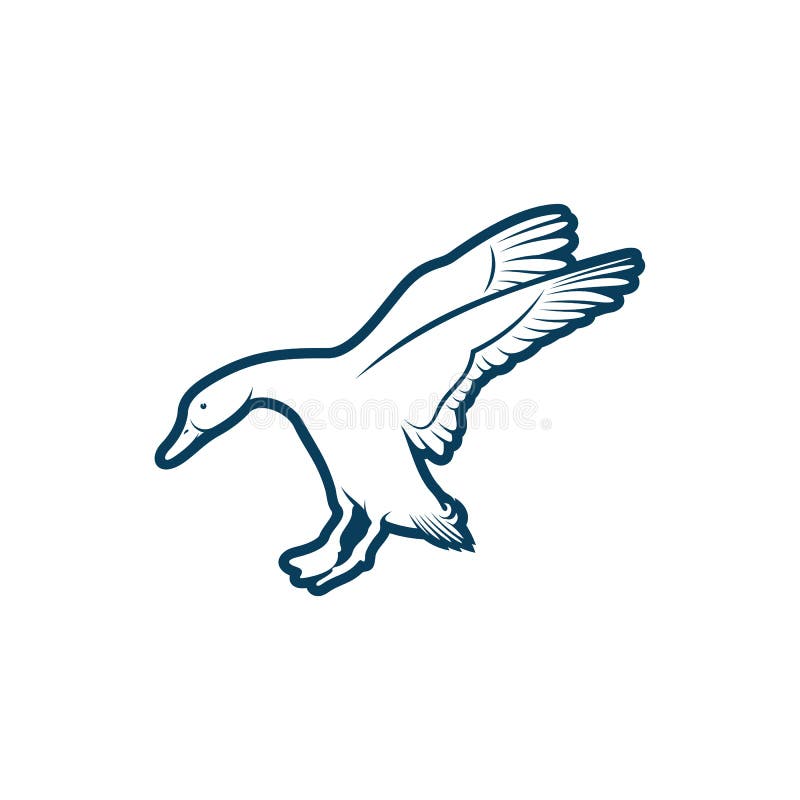 Duck Design Vector Illustration, Creative Duck Logo Design Concept ...