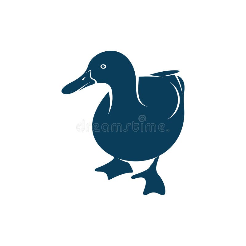 Duck Design Vector Illustration, Creative Duck Logo Design Concept ...