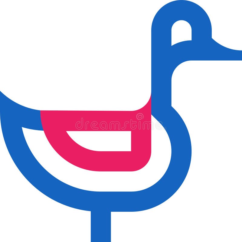 Duck, Farming, Animal Vector Icon Stock Vector - Illustration of food ...