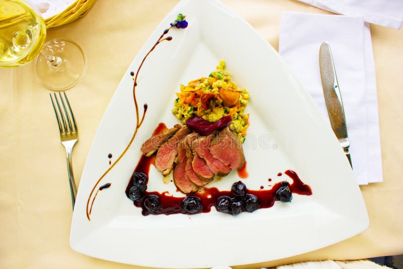 Duck filet stock image. Image of fresh, dish, blood, ready - 20824761