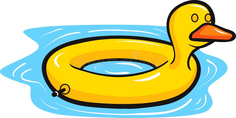 Duck Float stock vector. Illustration of water, clip, float - 2668488