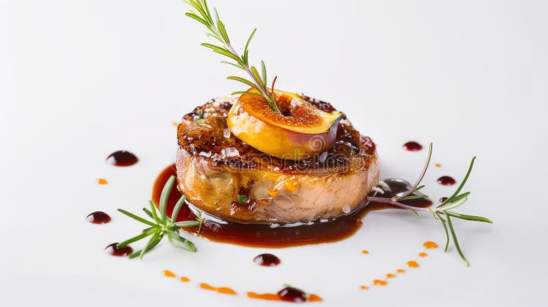 Duck Foie Gras Torchon with Toasted Brioche, Fig Compote, and Fleur De ...