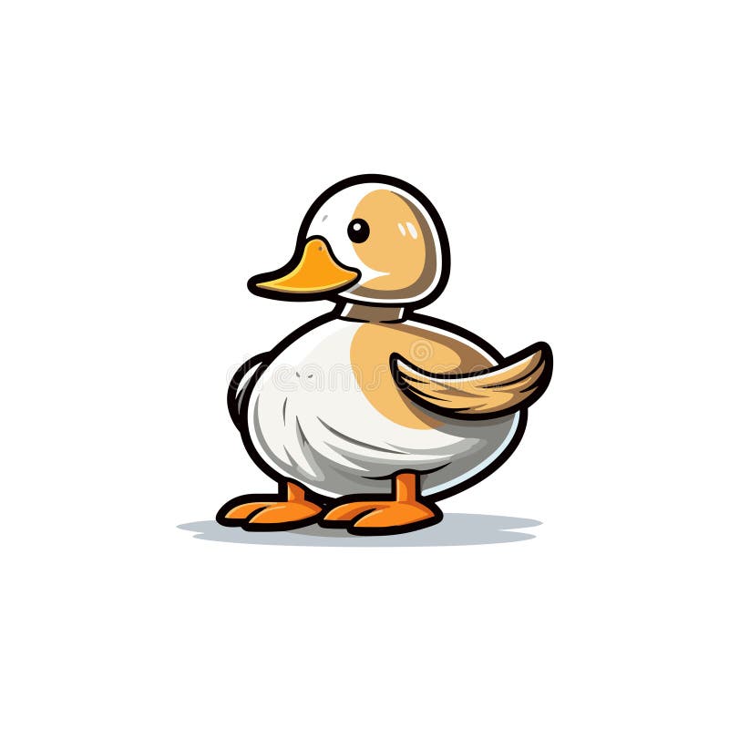 Duck Hand-drawn Illustration. Duck. Vector Doodle Style Cartoon ...