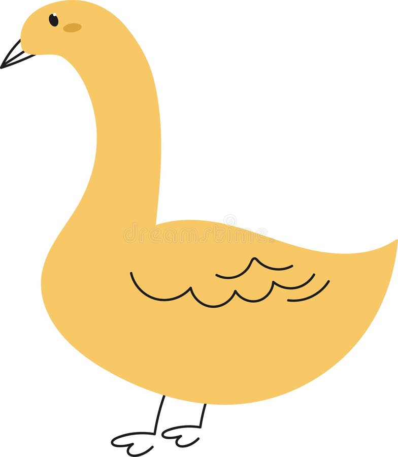 Duck Hand Drawn stock vector. Illustration of icon, sketch - 306521606