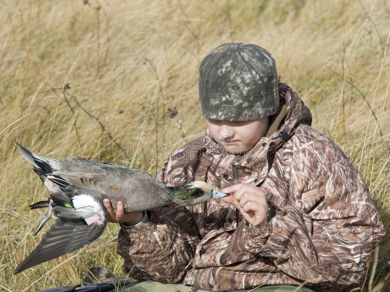 Duck Hunter stock photo. Image of bufflehead, montana - 58100786
