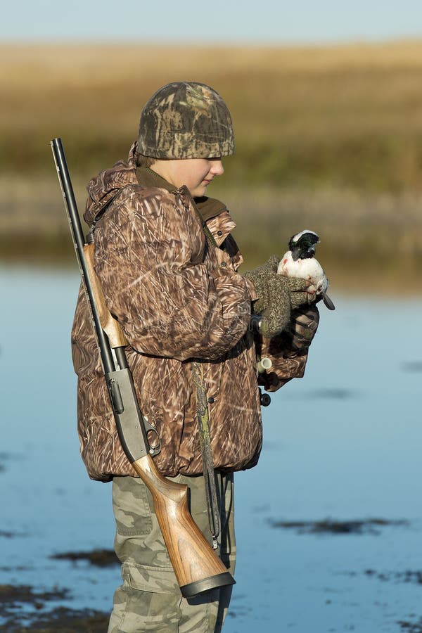 Duck Hunter stock image. Image of dakota, waterfowl, young - 58100085