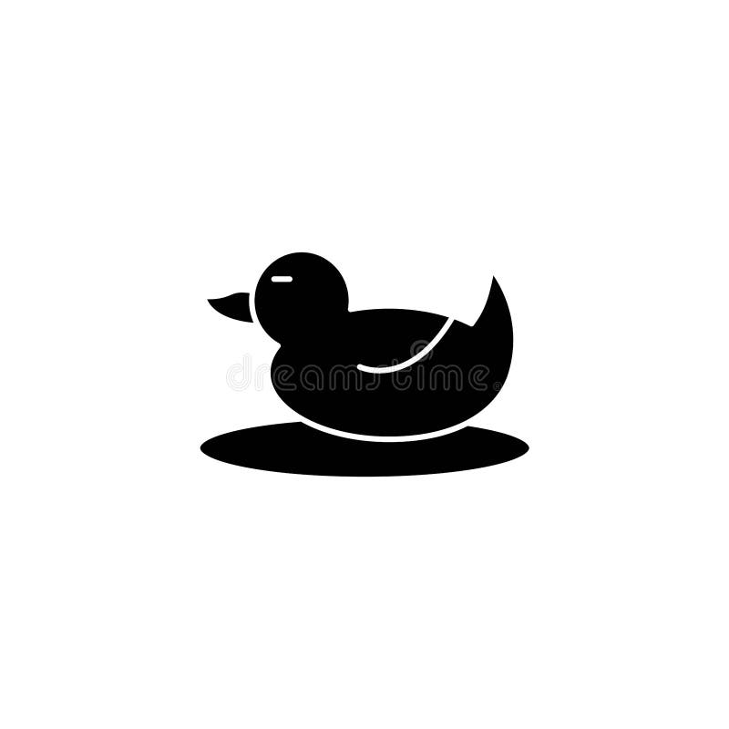 Duck Icon, Symbol Design Template Stock Vector - Illustration of ...