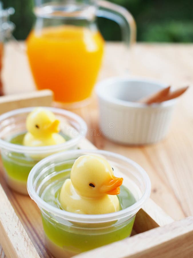 Duck jelly stock image. Image of gelatin, cane, dessert - 59768309