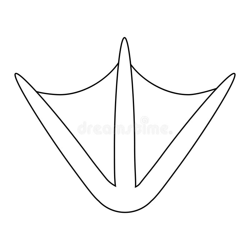 Duck leg icon vector stock illustration. Illustration of human - 267538617