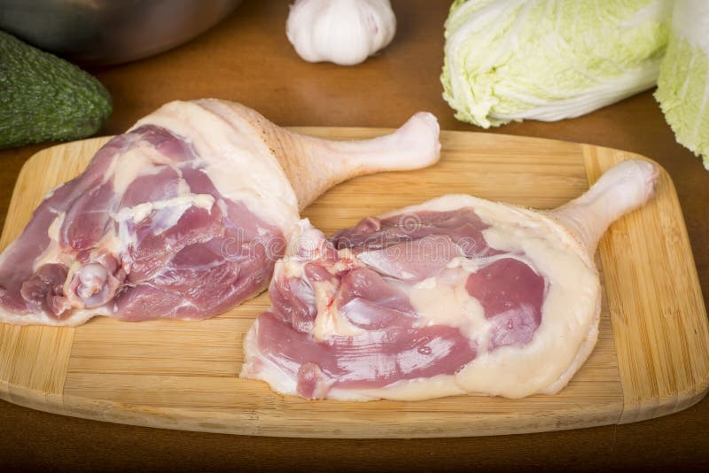 Raw Duck Legs, Uncooked Poultry Meat, Fresh Duck Quarter, Duck Leg ...