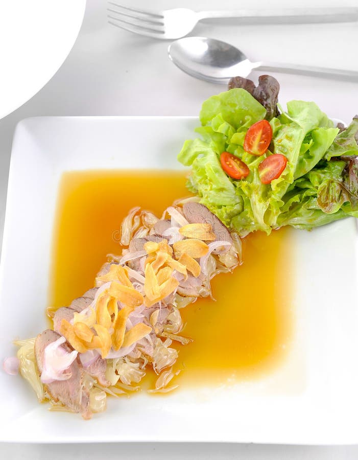 Duck with lemon stock photo. Image of organic, fried - 101517266