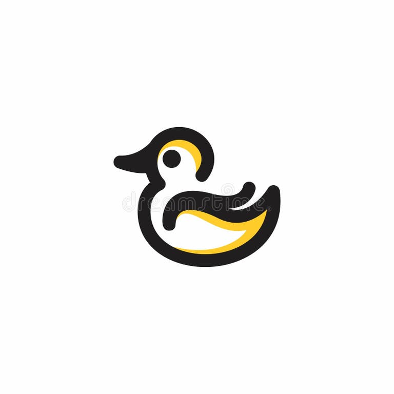 Duck Logo Vector stock vector. Illustration of bird - 329975863