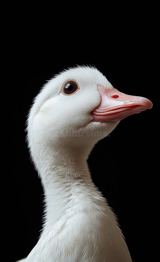 A Duck is Looking at the Camera with Its Beak Open Stock Image - Image ...