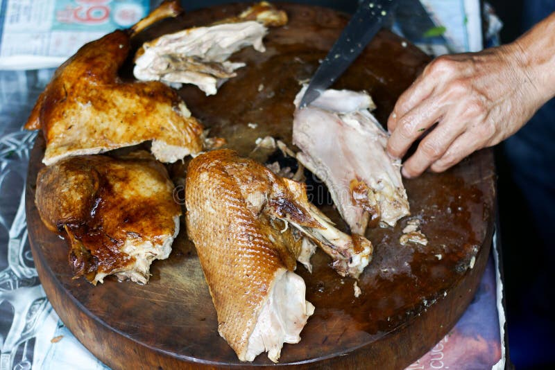 The duck meat stock image. Image of restaurant, cooking - 33054433